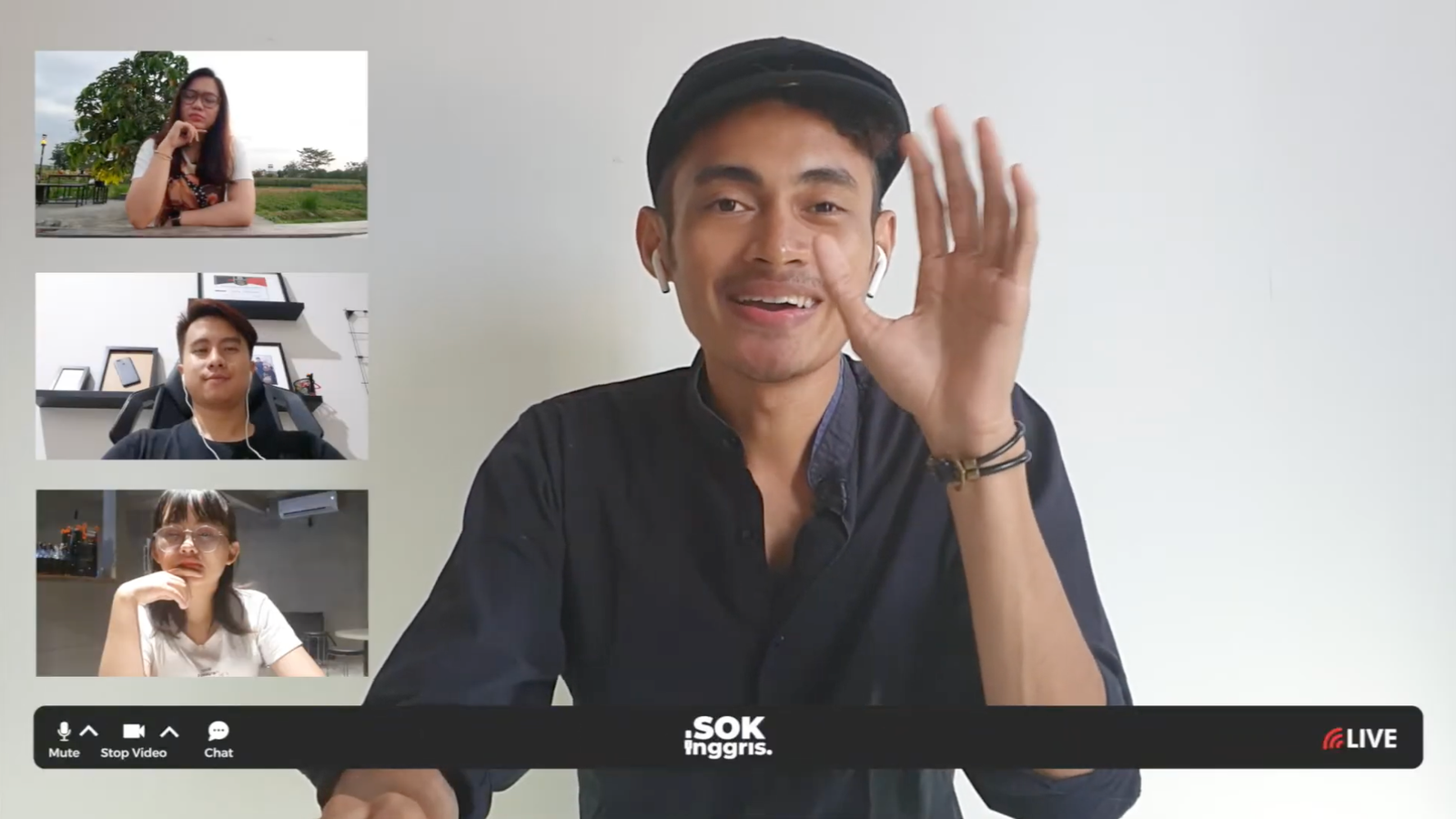 Metode Belajar Bahasa Inggris di Sok Inggris™ - Kelas LIVE 3 Dimensi